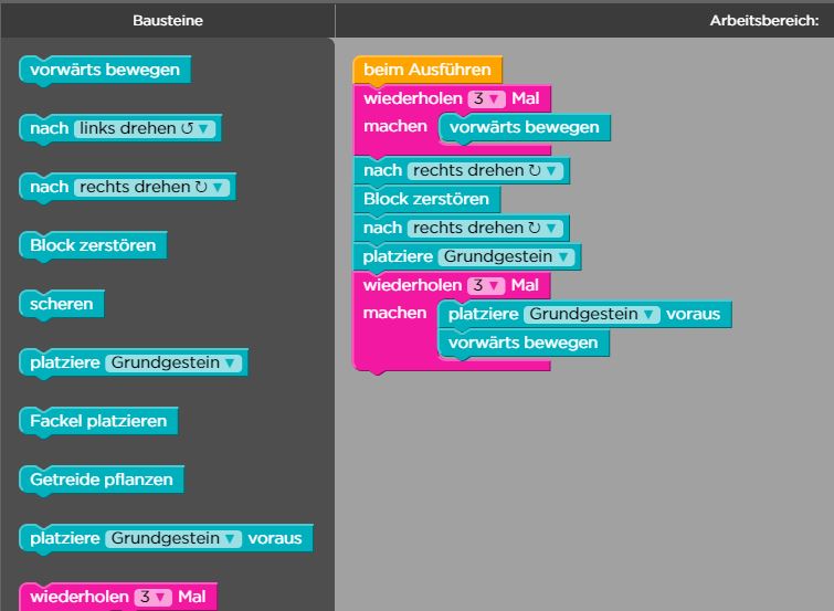 alert(‘Wir lernen programmieren!’);